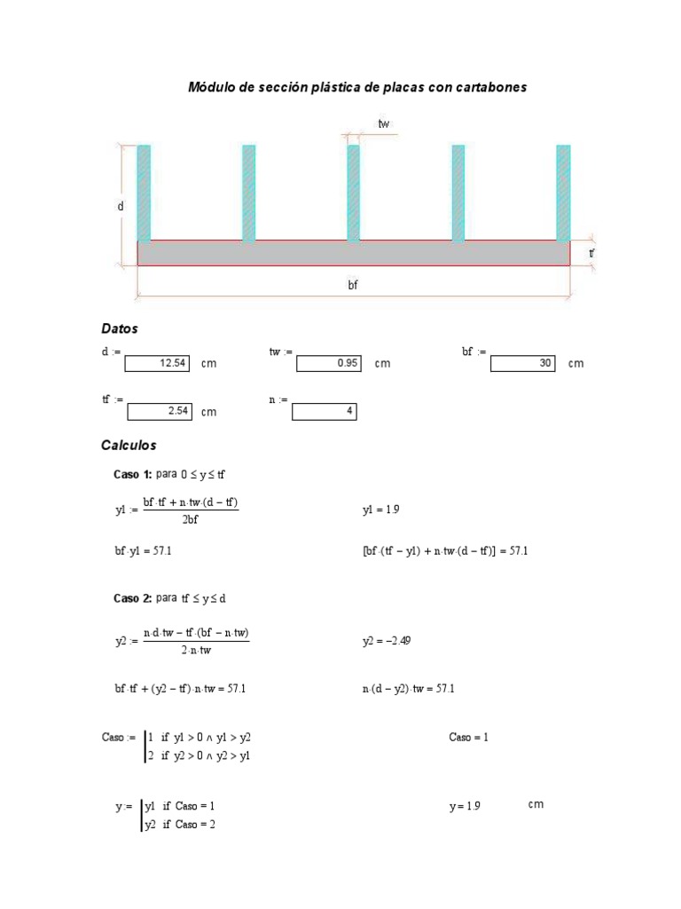 Ejemplo de Calculo Del Modulo Plastico 5 | PDF