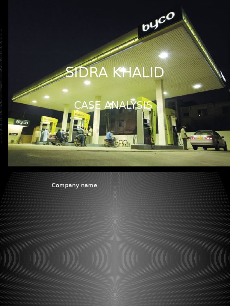 Sidra Khalid: Case Analysis | PDF | Oil Refinery | Petroleum