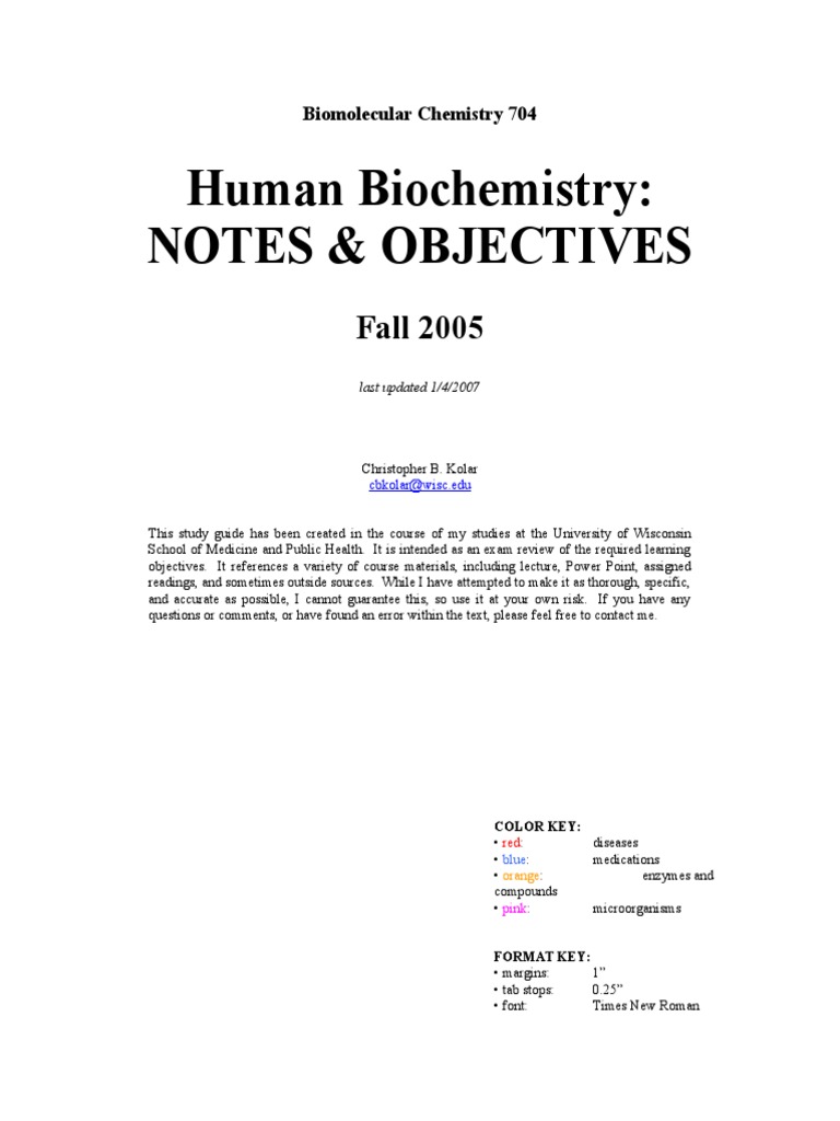Human Biochemistry | PDF | Directionality (Molecular Biology ...
