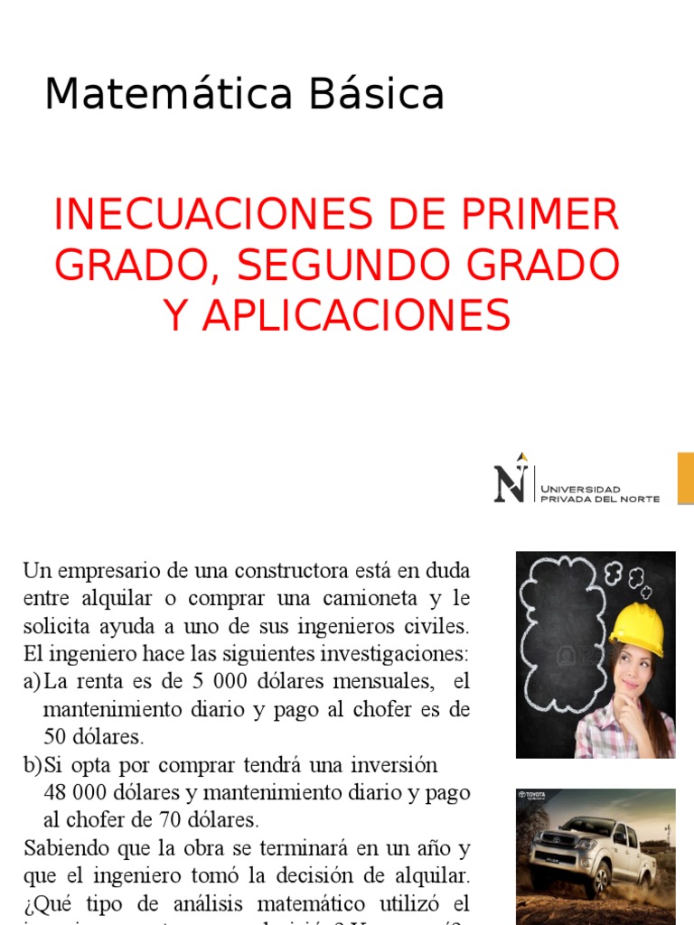 1 Inecuaciones Lineales y Cuadraticas | Descargar gratis PDF | Linealidad | Ecuación cuadrática