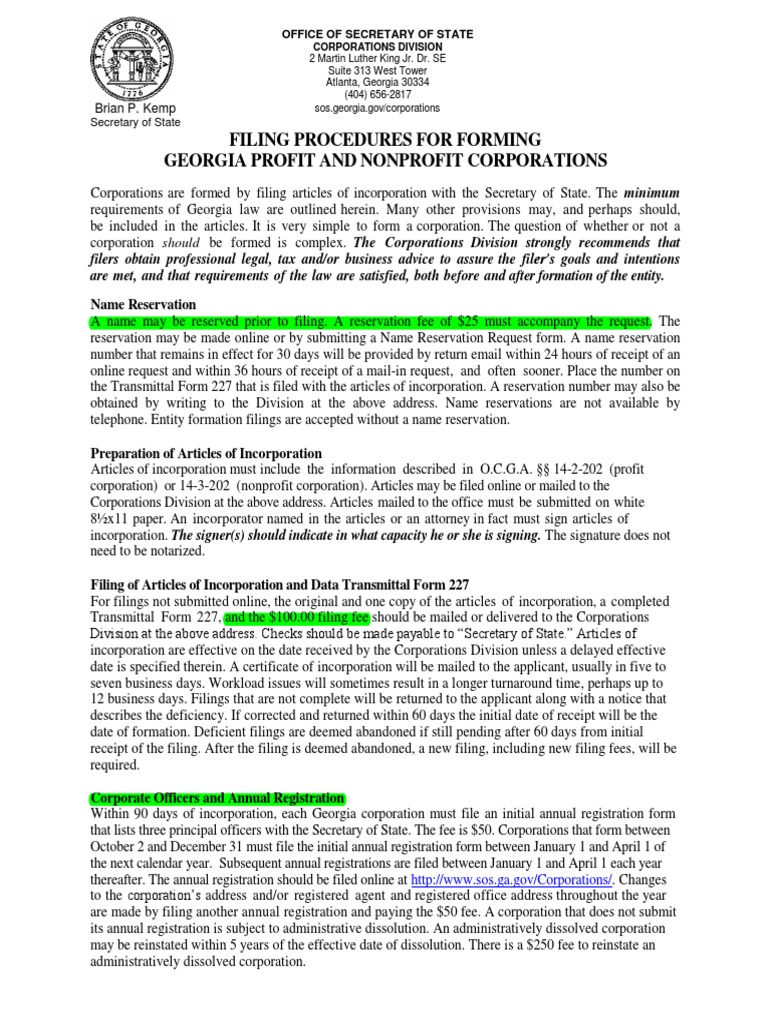 Filing Procedure - Corporation | PDF | Internal Revenue Service ...
