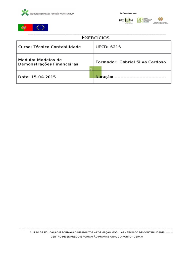 Exercício N.º 2 - Ufcd 6216 | PDF | Negócios