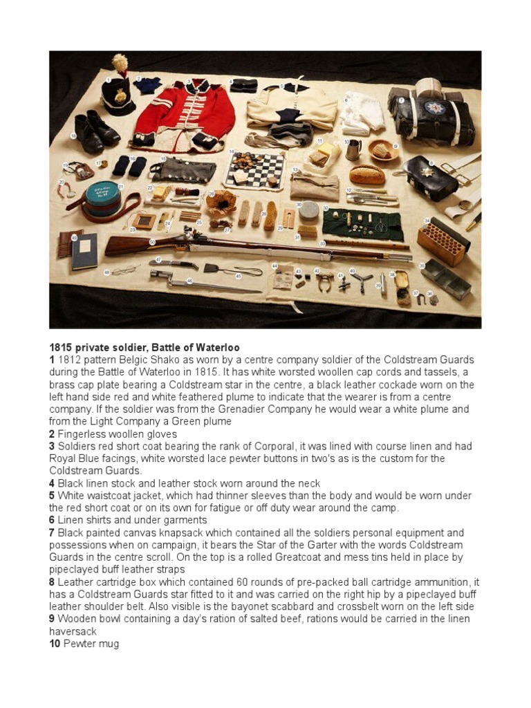 18th Century British Soldier | PDF | Musket | Clothing