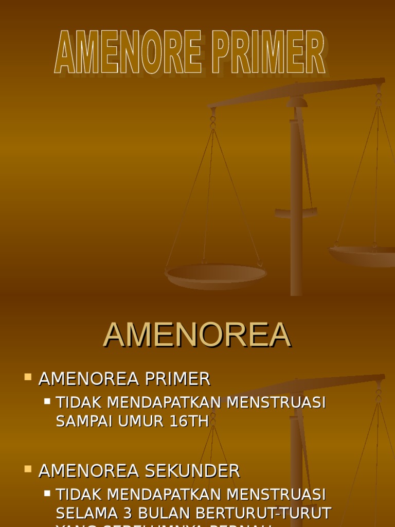 Amenorea Primer | PDF