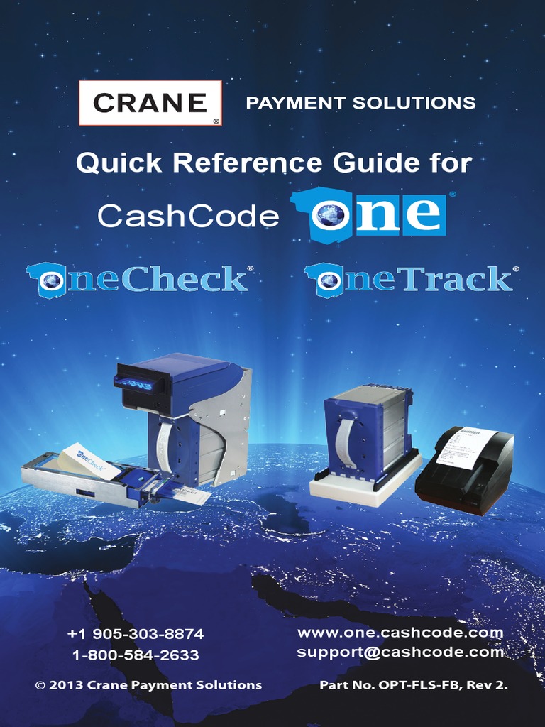 CashCodeone QuickReference Guide | PDF | Electrical Connector | Usb