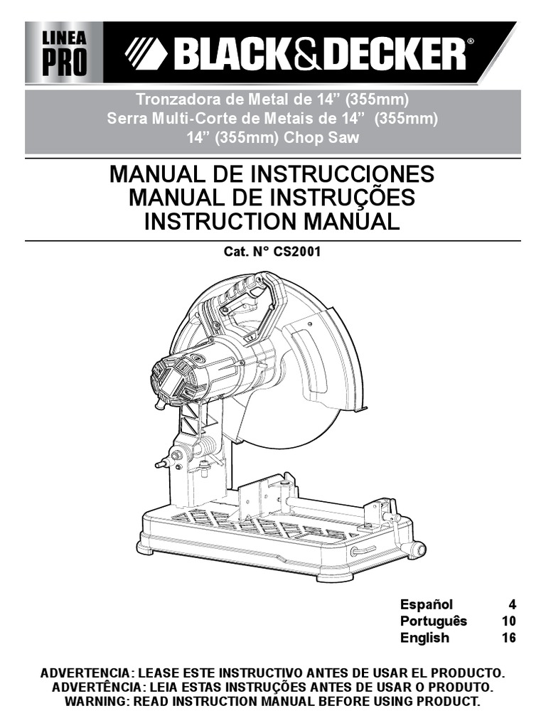 CS2001 Manual | PDF | Tools | Screw