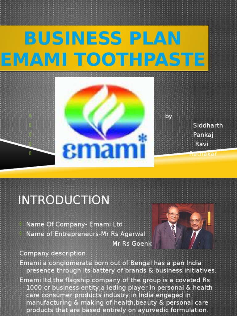 Business Plan-Emami 2 Way Toothpaste | PDF | Brand | Oral Hygiene