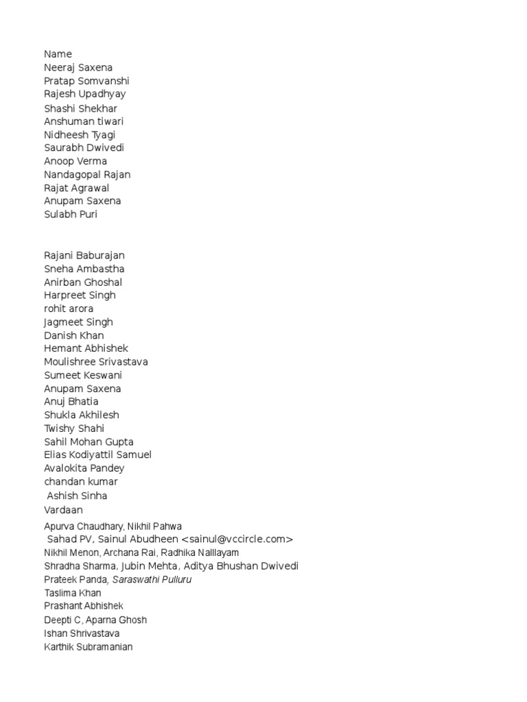 List of Tech Reporters | PDF | Newspaper Publishing | Journalism