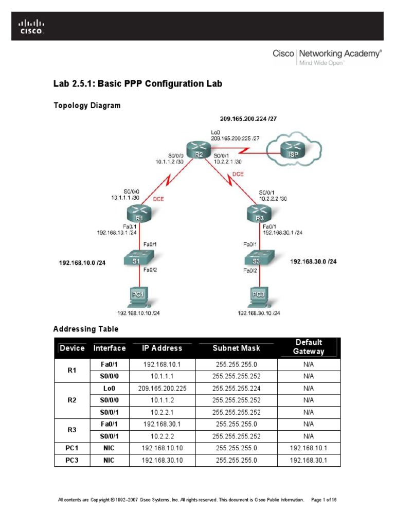 Basic PPP Configuration | PDF | Cisco Certifications | Router (Computing)