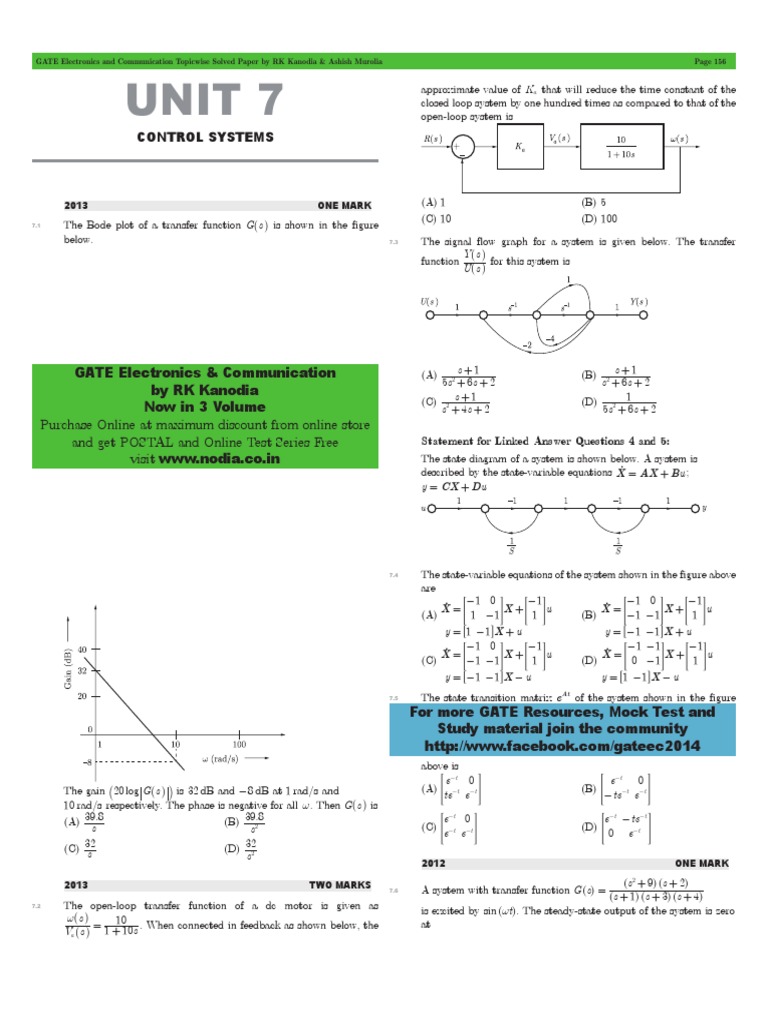 Control 7 | PDF | Control Theory | Telecommunications Engineering