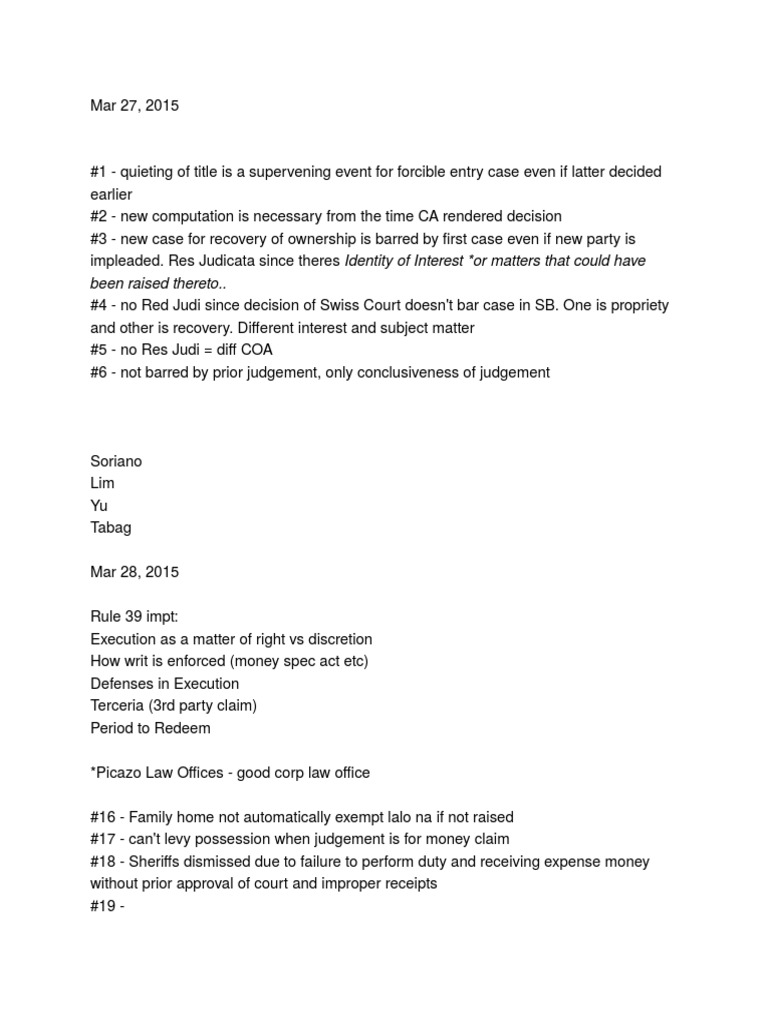 Rule 39 Recit | PDF | Certiorari | Justice