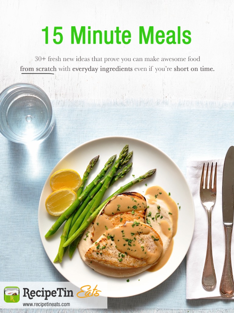 Quick and Easy 15-Minute Recipes | PDF | Stir Frying | Spaghetti