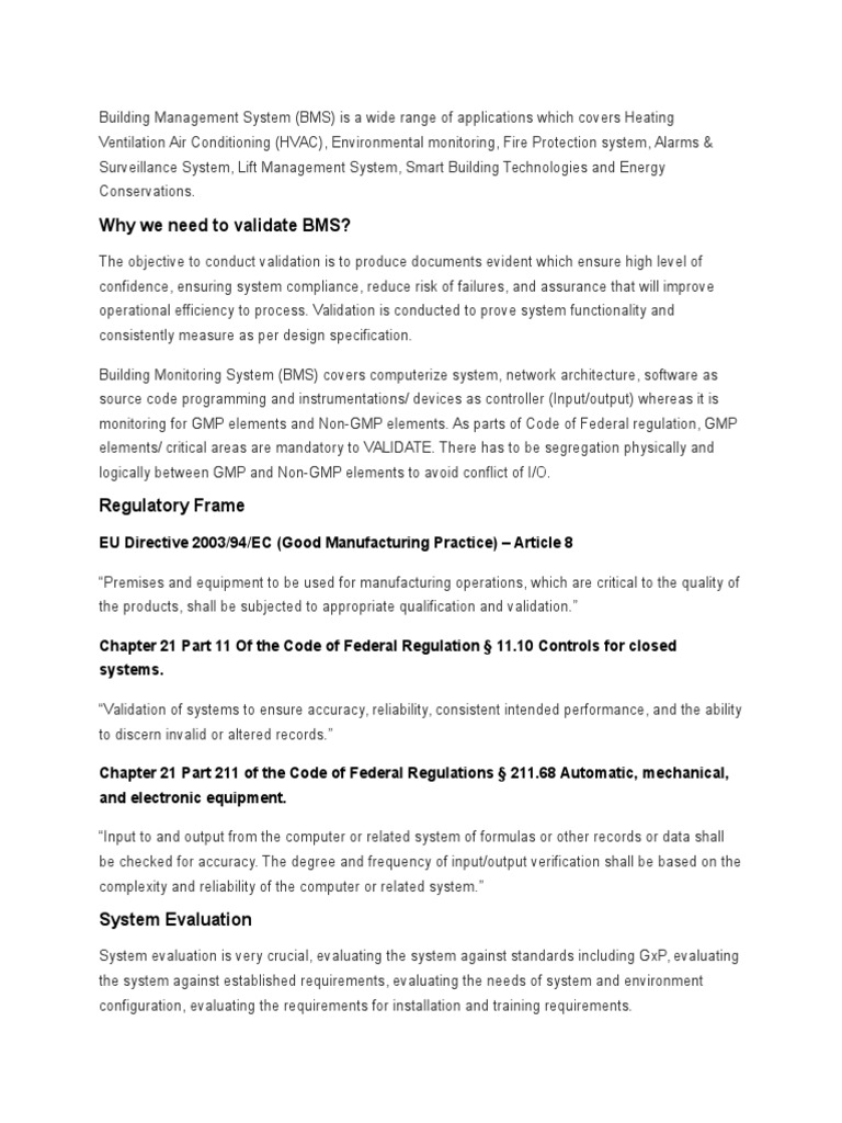 BMS Validation | PDF | Verification And Validation | Reliability ...