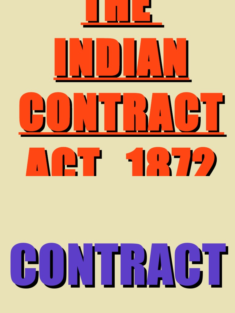 Contract Act | PDF