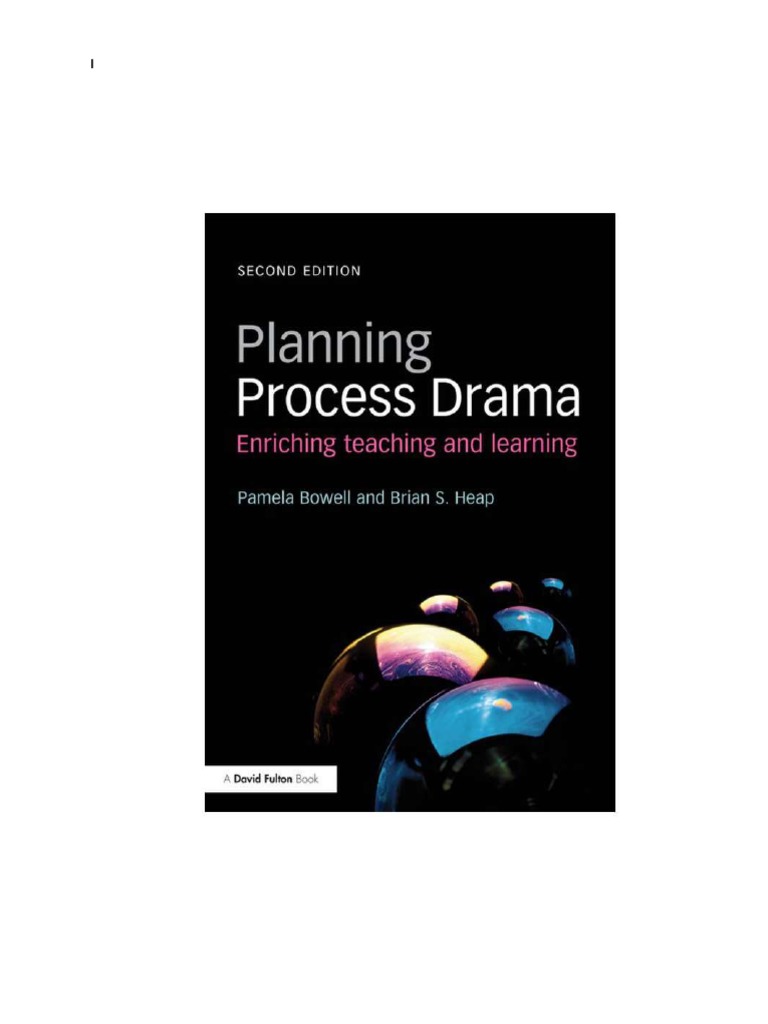 Planning Process Drama Book PDF | PDF | Curriculum | Attention