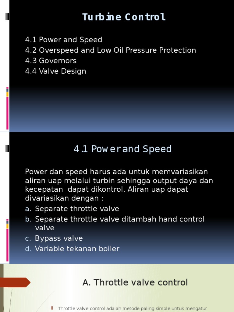 Turbine Control | PDF | Sains & Matematika