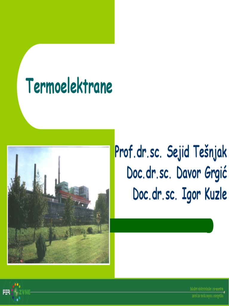 Termoelektrane | PDF