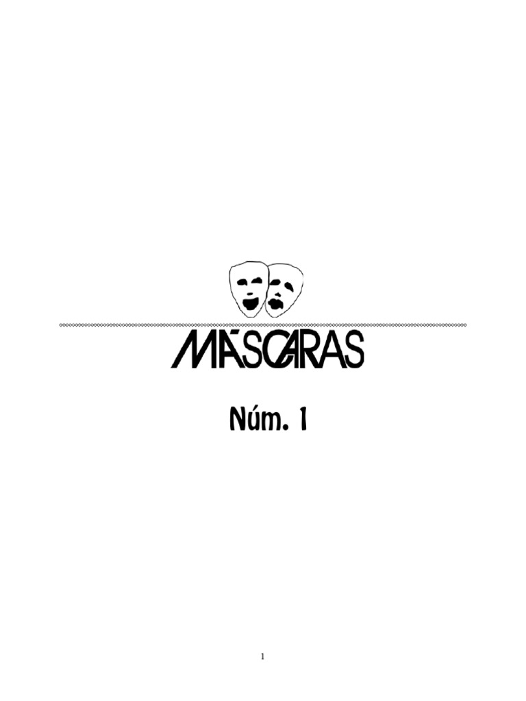 Máscaras: Teatro en el CCH | PDF | Teatro | Poesía