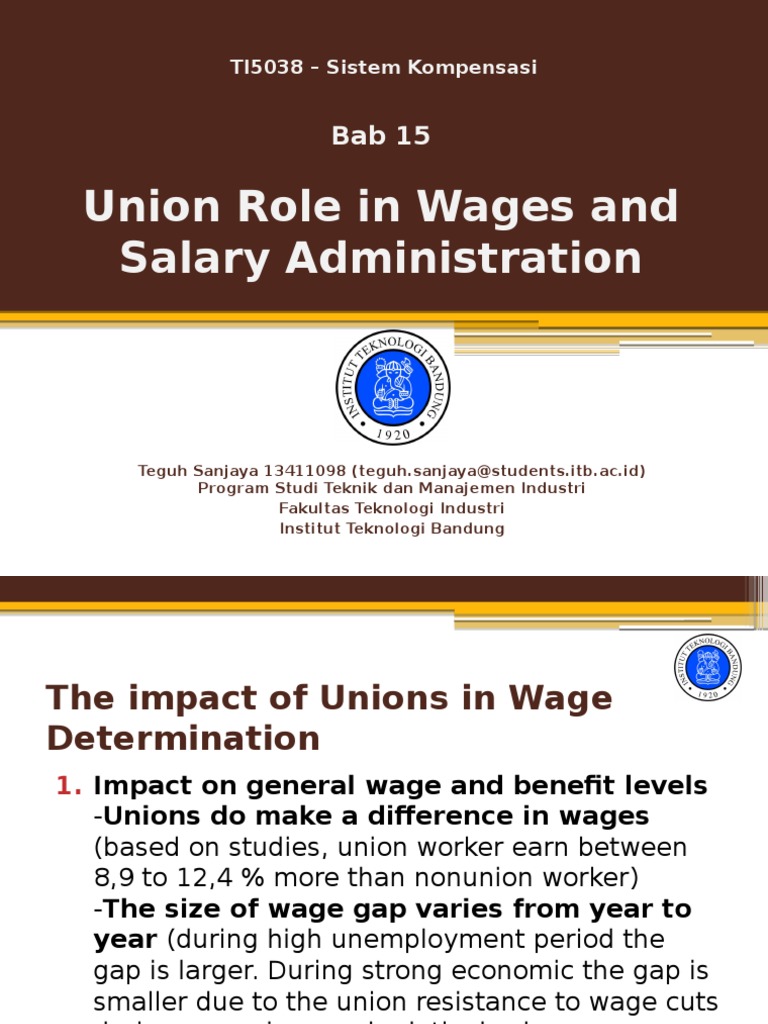 Union Role in Wage Administration | PDF | Cost Of Living | Employment