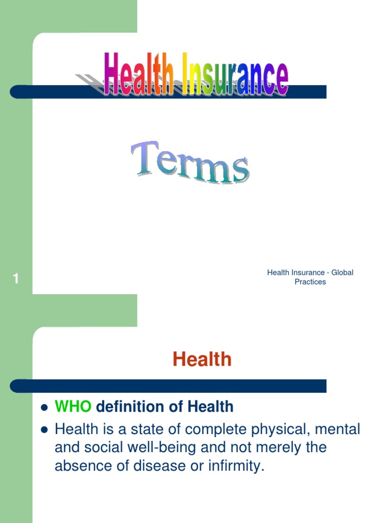 Global Health Insurance Practices Overview | PDF