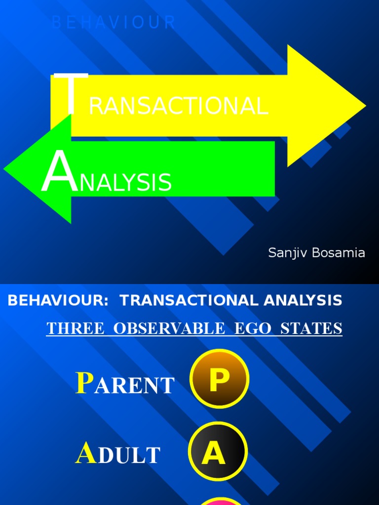 Transactional Analysis | PDF | Id | Behavioural Sciences