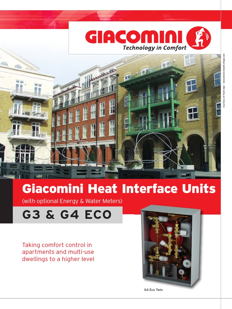 HIU Brochure - G3 G4 Eco - June 11 | PDF | Water Heating | Valve