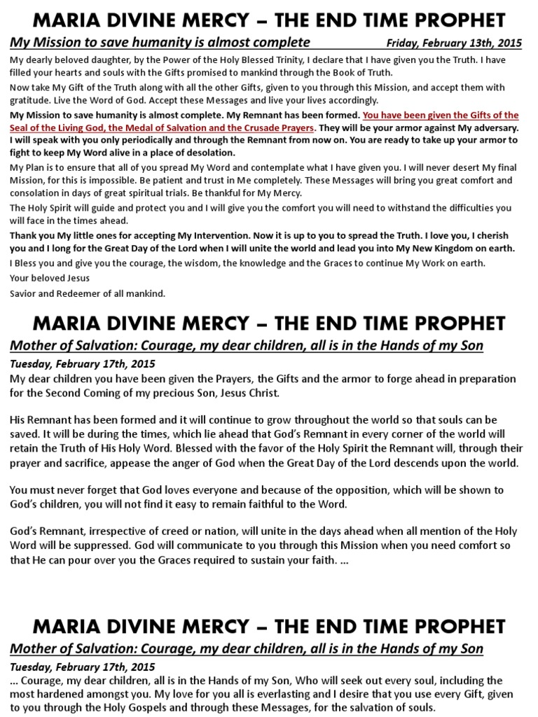 Divine Mercy Mission to Save Humanity | PDF | Grace In Christianity | Mercy