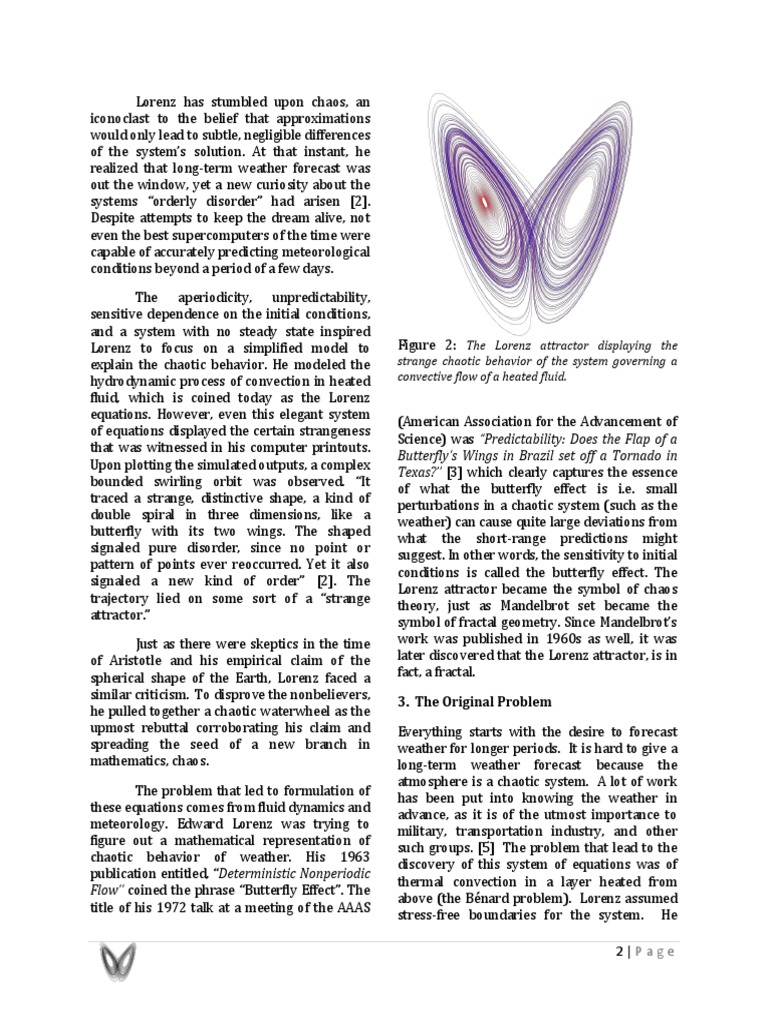 Numerical Solutions For Lorentz Attractor | PDF | Chaos Theory | Attractor