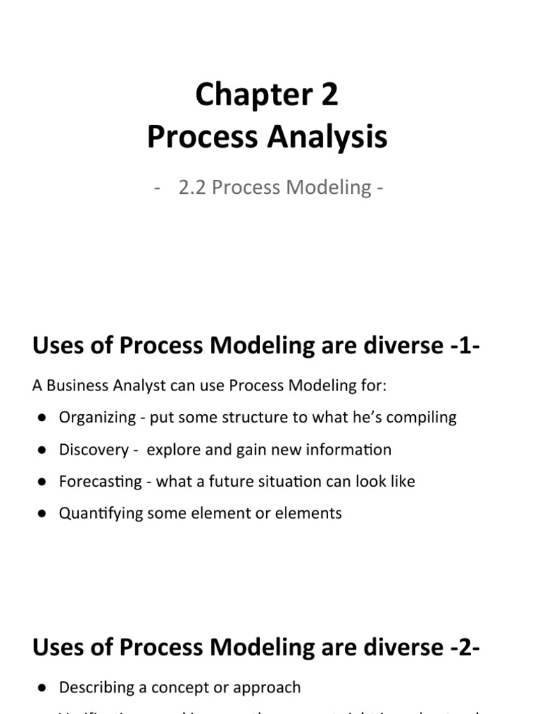 Chapter 2 Process Analysis | PDF | Computers
