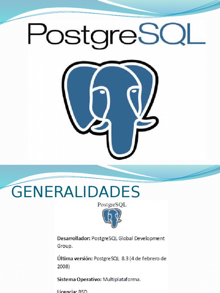 Guía de PostgreSQL para Desarrolladores | PDF | Postgre Sql | Software libre