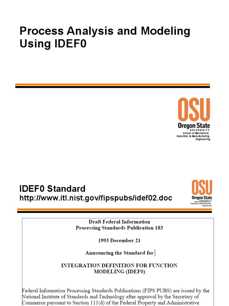 IDEF0 Process Modeling Guide | PDF | Systems Science | Software Engineering