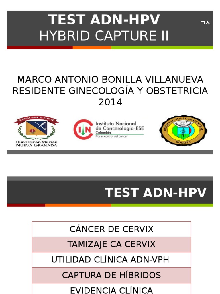 Hybrid Capture II | PDF | Cáncer de cuello uterino | Hibridación de ...