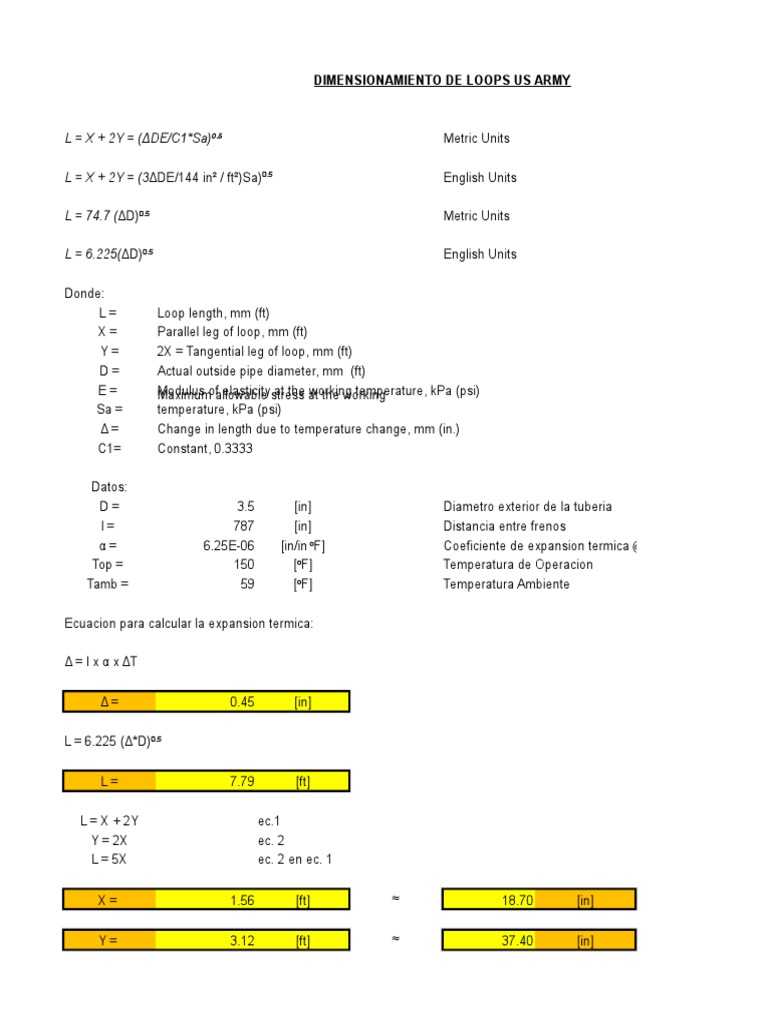 US Army Loop Sizing Calculation Guide | PDF | Teaching Methods & Materials