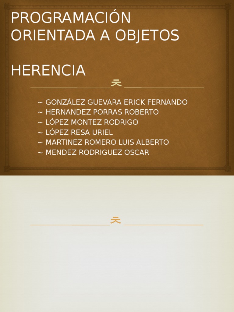 Herencia Simple POO | Herencia (Programación Orientada a Objetos ...