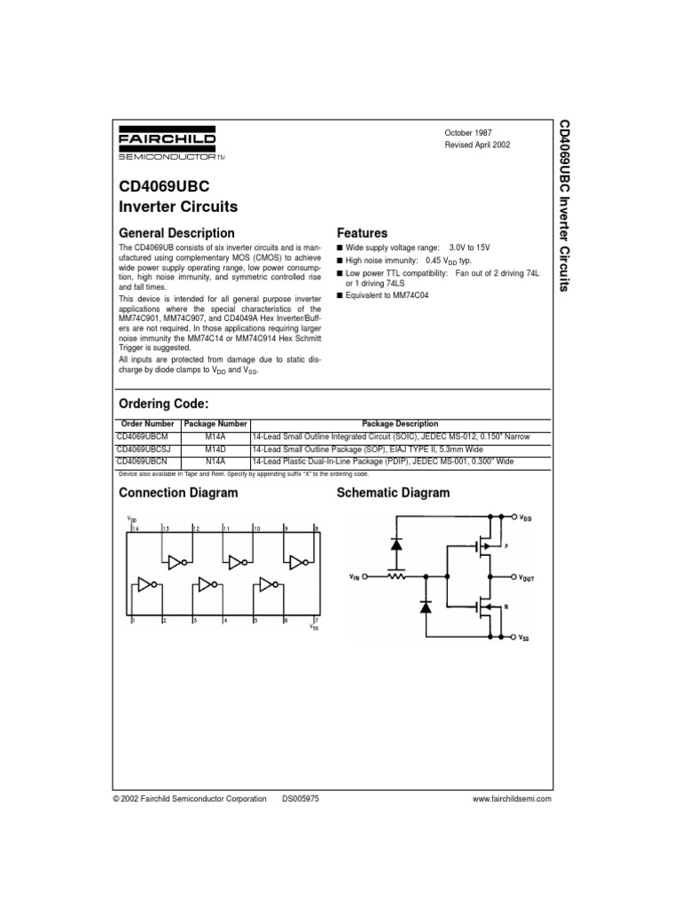 4096 Circuito Integrado | PDF | Power Inverter | Cmos