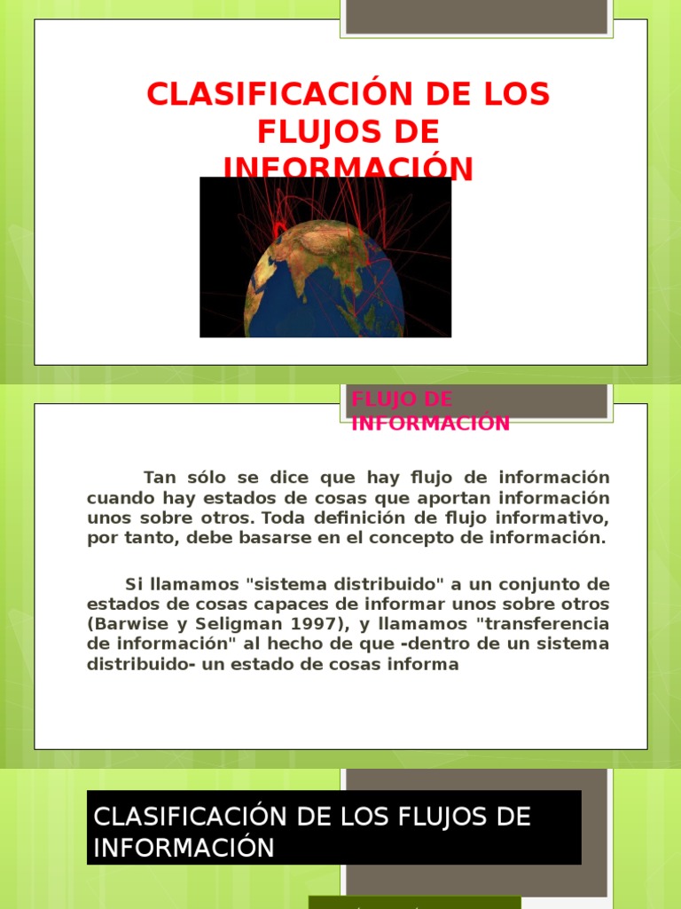 Clasificación de Los Flujos de Información | PDF
