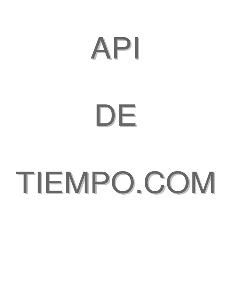 Manual de Uso de Api Meteorologica | PDF | Contraseña | Correo electrónico