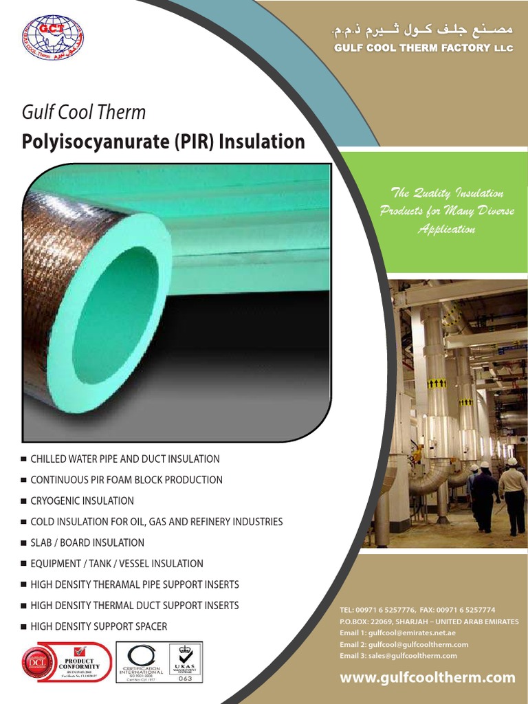PIR Catalogue - POLYISOCYANURATE | PDF | Thermal Insulation | Duct (Flow)