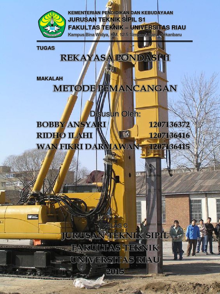 Metode Pemancangan | PDF