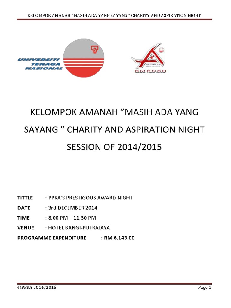 Proposal Annual Dinner (Sponsor) | PDF | Foods | Cuisine