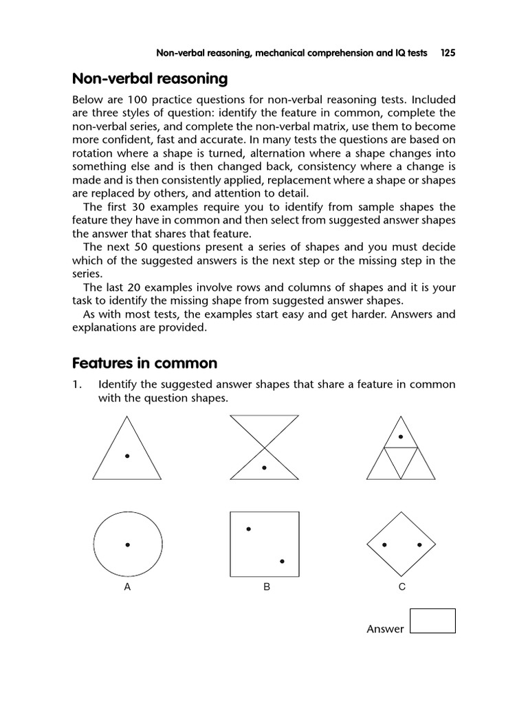 Abstract Reasoning Tests | PDF | Intelligence Quotient | Evaluation Methods