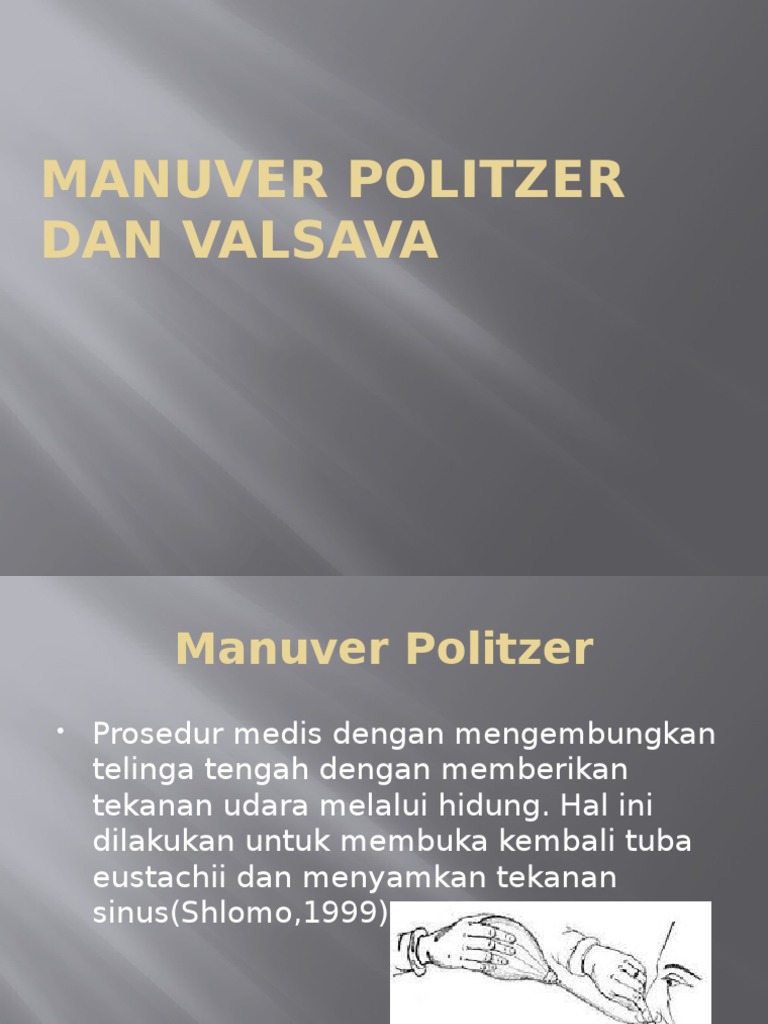 Manuver Politzer Dan Valsava | PDF | Sains & Matematika