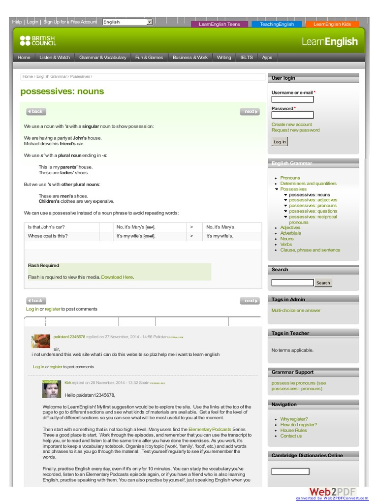 Learnenglish Britishcouncil Org | PDF | English Grammar | English Language