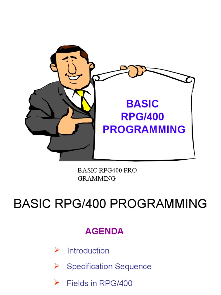 Basic RPG400 Programming | PDF | Byte | Arithmetic Basic RPG400 Programming | PDF | Byte | Arithmetic