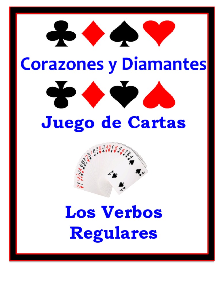 Spanish Card Game - Regular Verbs | PDF | Games Of Chance | Syntax