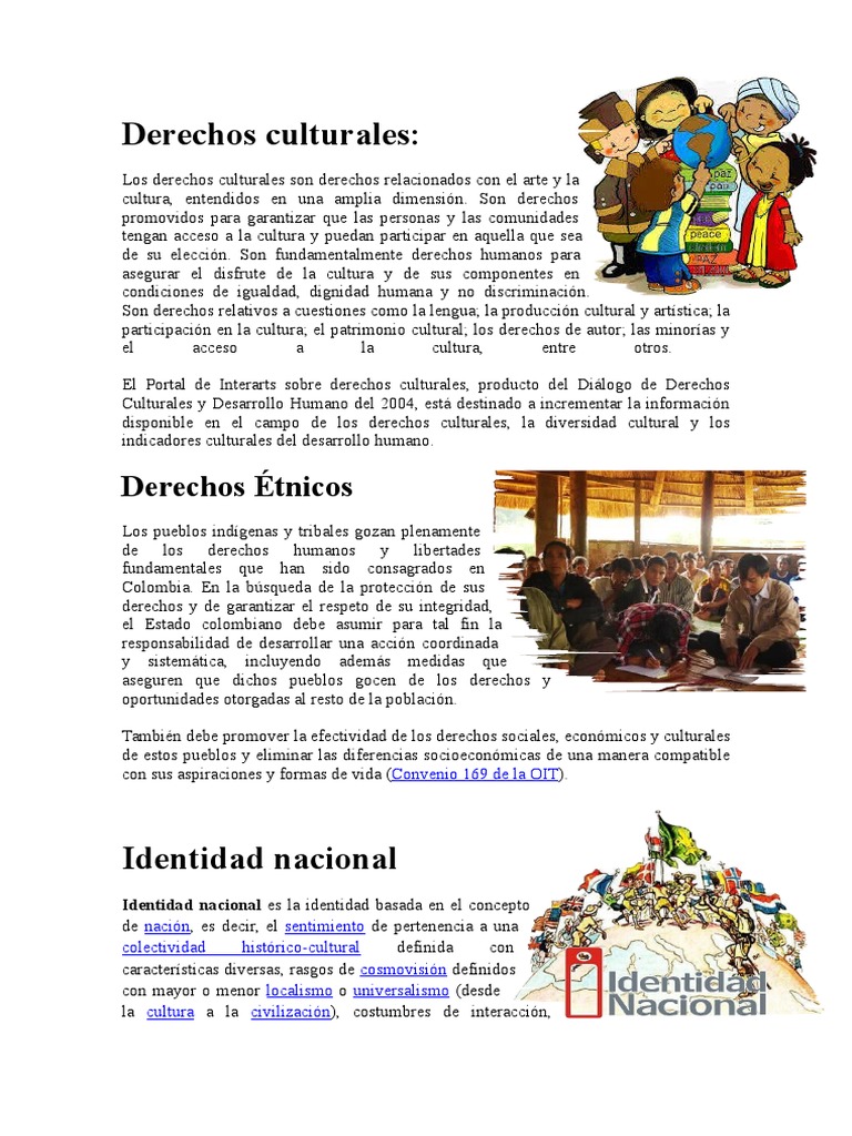Derechos Culturales | PDF | Derechos humanos | Discriminación