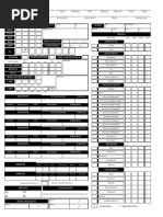 Pathfinder Character Sheet (Fillable) | PDF | Tabletop Games | Role ...