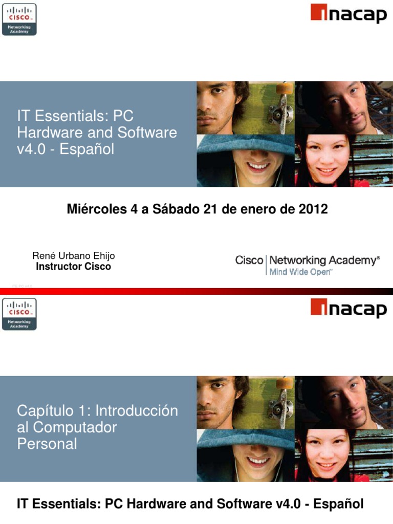 IT Essentials: PC Hardware and Software v4.0 - Español | PDF | Memoria de acceso aleatorio ...