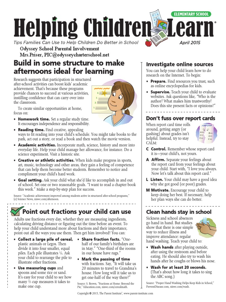 April 2015 - Helping Children Learn | PDF | Teachers | Teaching And ...