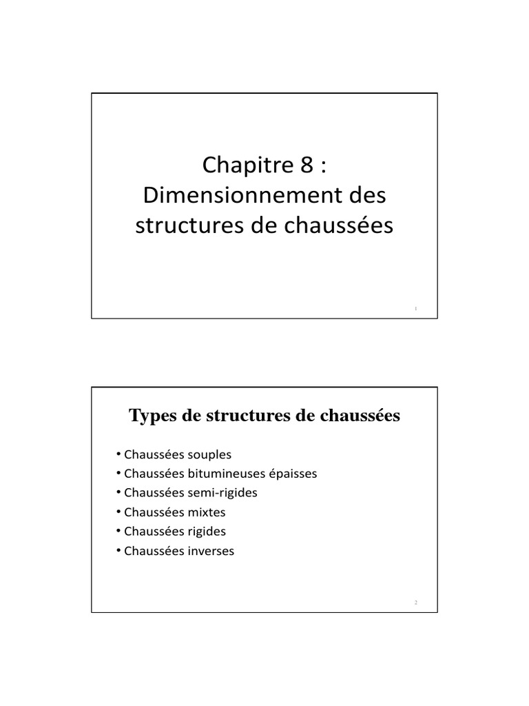 Dimensionnement des structures de chaussées | PDF | Béton | Élasticité (Physique)